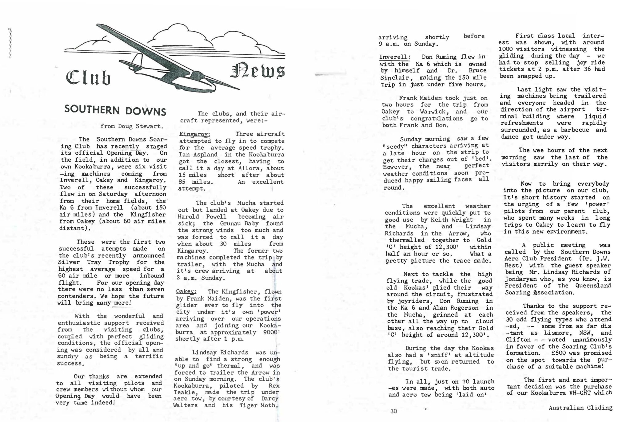 History – Warwick Gliding